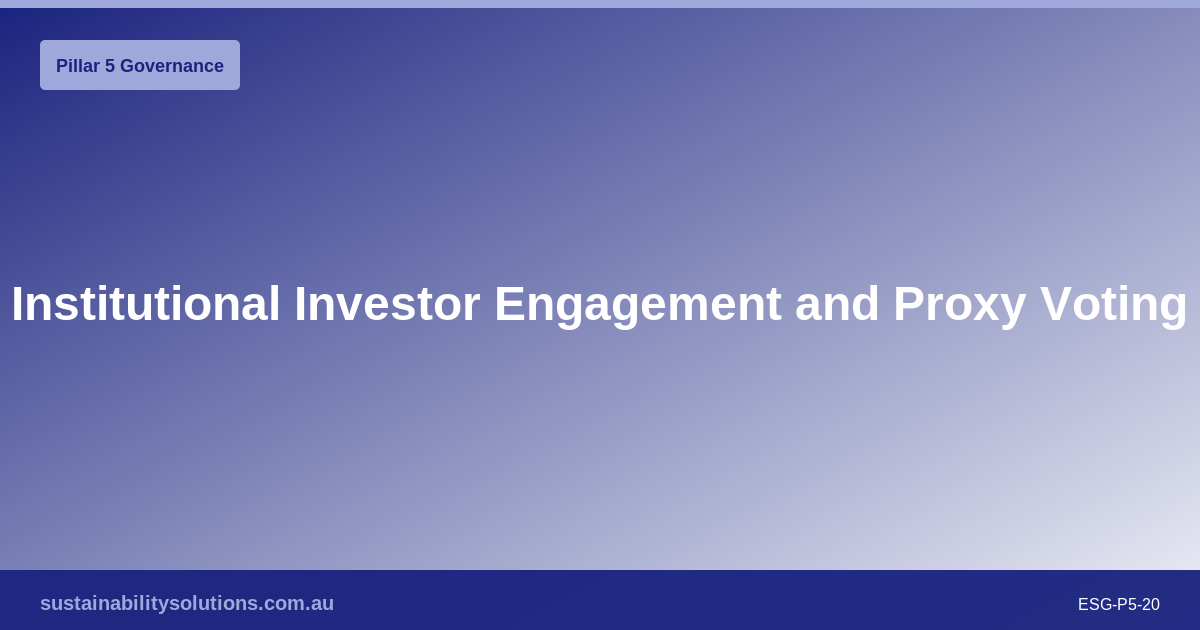 ESG Regulatory Compliance: ASIC, APRA, ACCC and Australian Governance ...